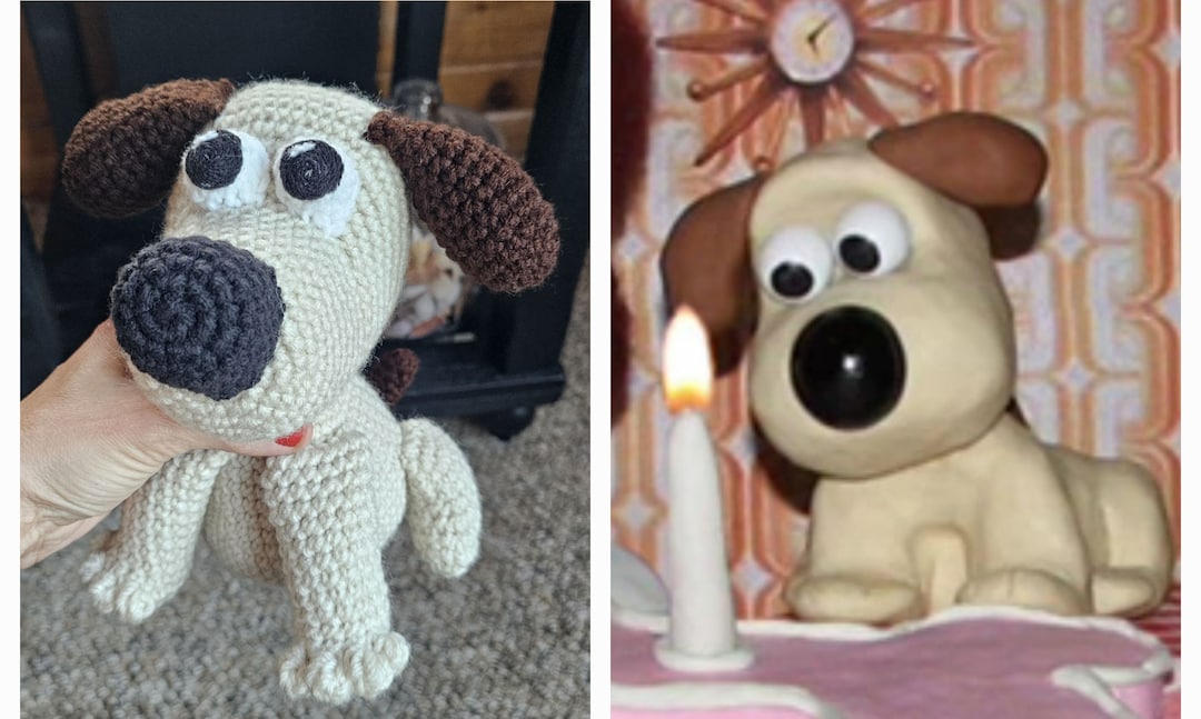Baby Gromit Crochet Stuffed Animal Plushie Custom Dog Custom Crochet ...