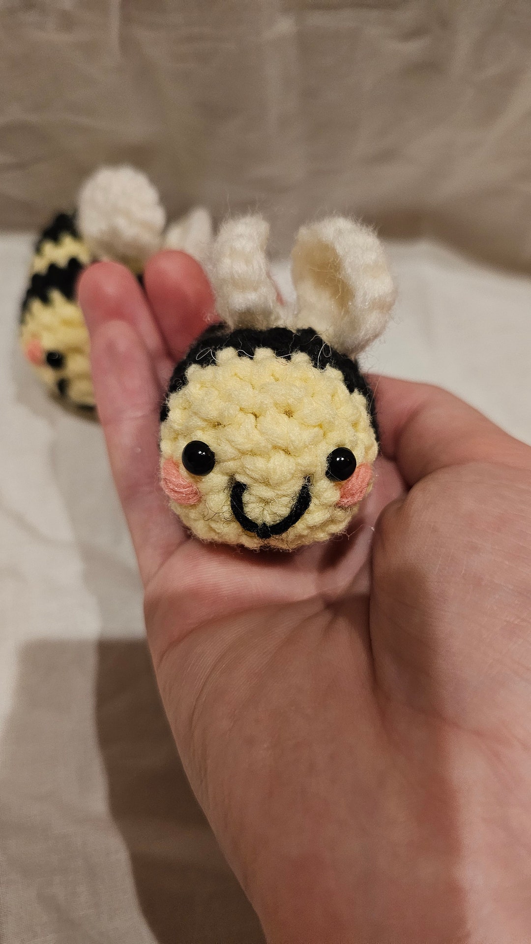 Crochet Bee Bumblebee Easter Easter Basket Bee Crochet Easter Basket ...