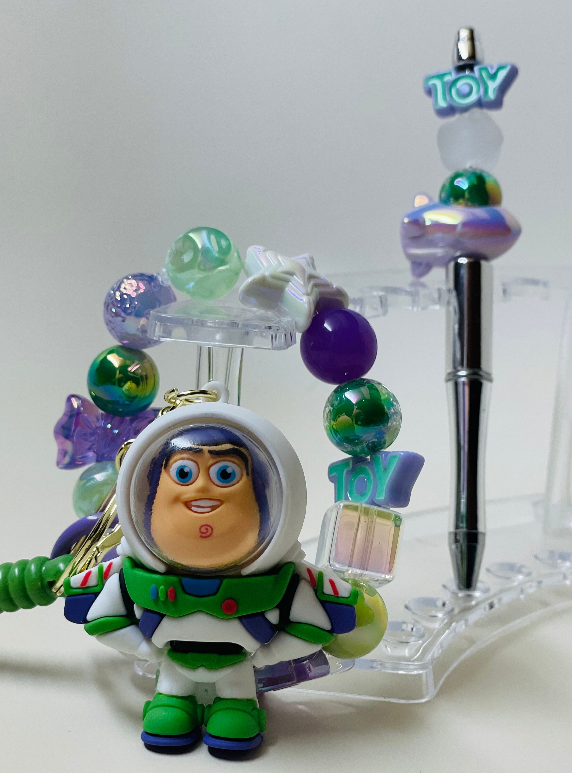 Buzz Lightyear Set Keychain and Pen - Etsy