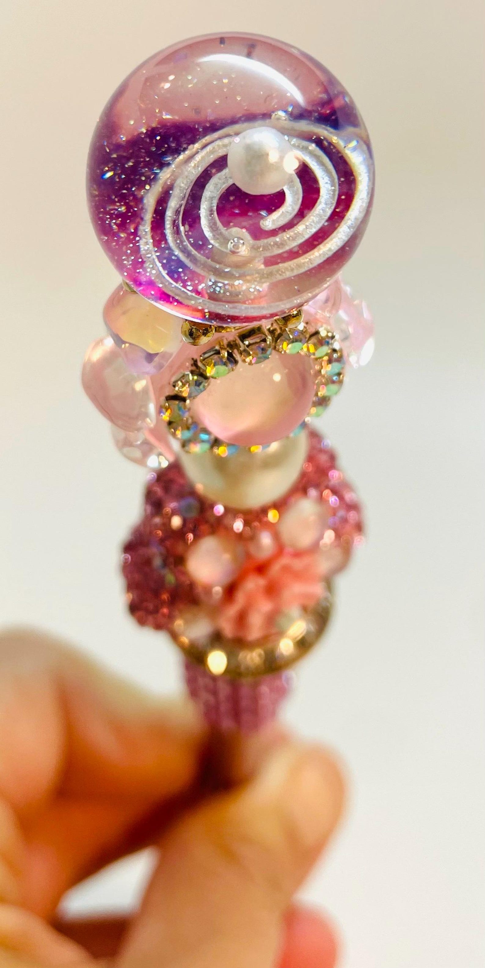 Cosmic, 3-dimensional Topper With Spiral Pattern and Irridescent ...