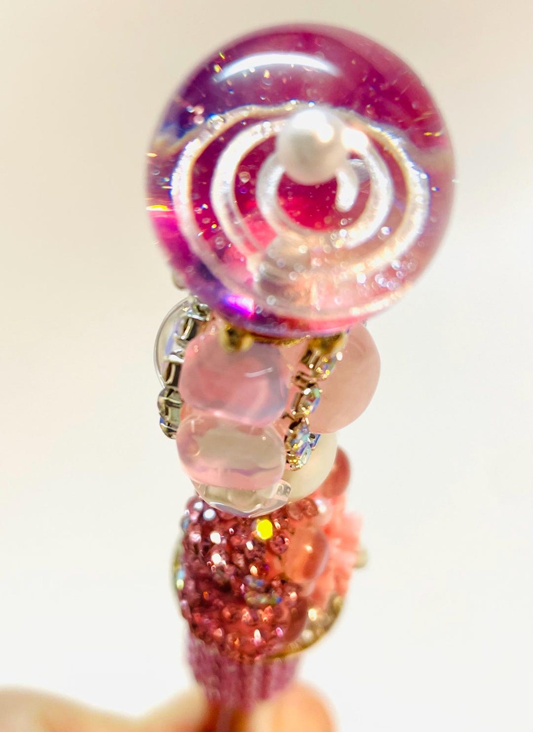 Cosmic, 3-dimensional Topper With Spiral Pattern and Irridescent ...