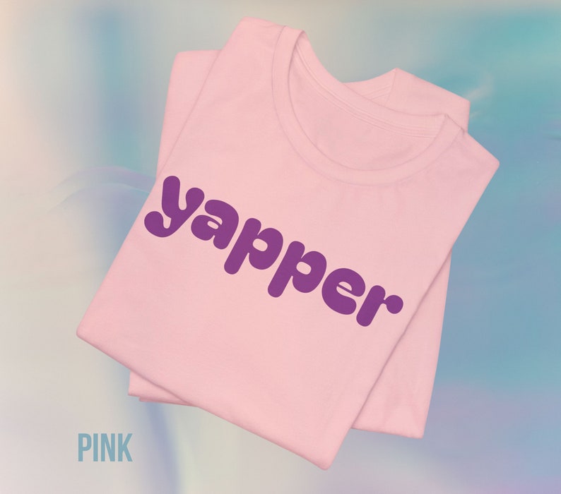 Yapper T-shirt Funny Meme Trend, Y2K Gen Z, Ideal Gift for Her, as Seen ...