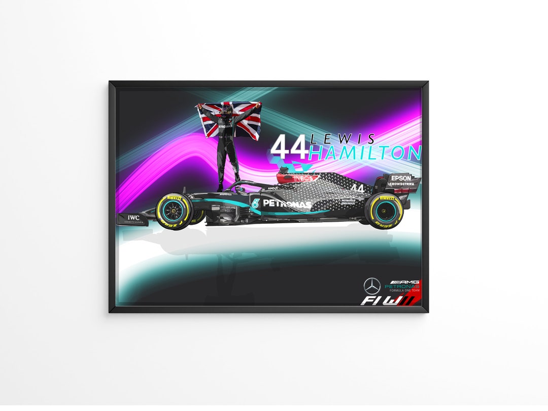 LEWIS HAMILTON | MERCEDES W11 | 2020 | Wall Art Prints, Poster ...