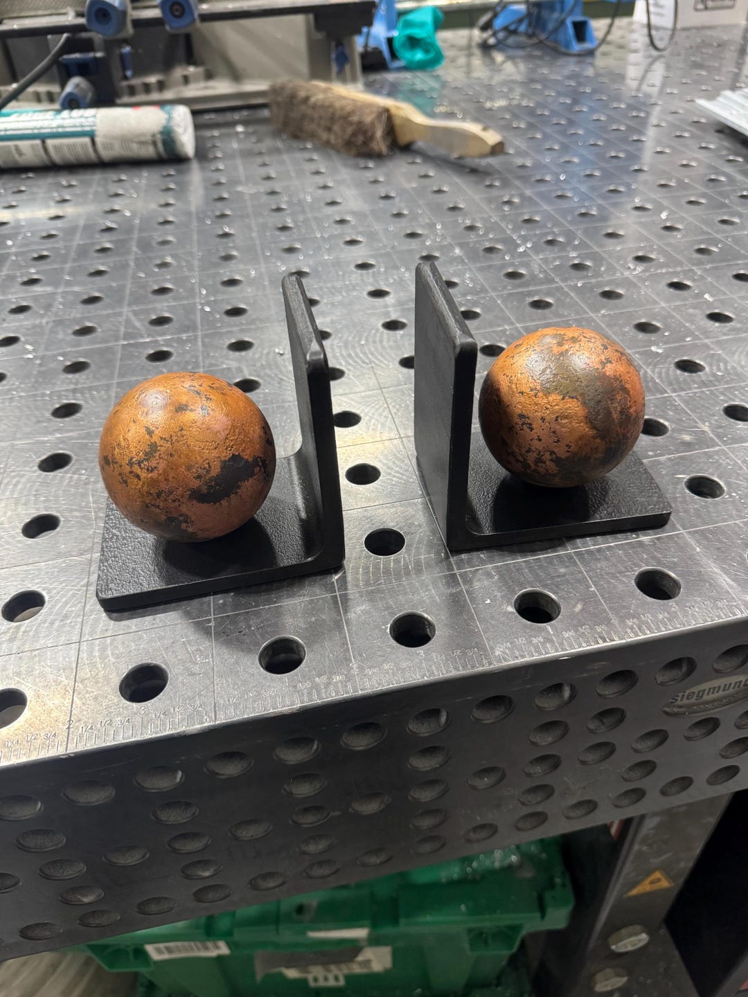 Steel Angle & Ball Bookends - Etsy
