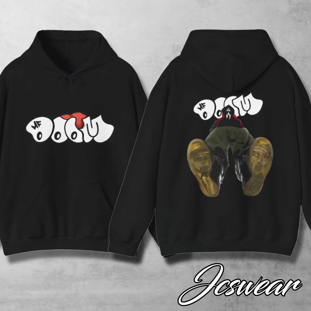 MF Doom Hoodie Madvillain Metal Face Hoodie MF Doom Merch Rapper Hoodie ...