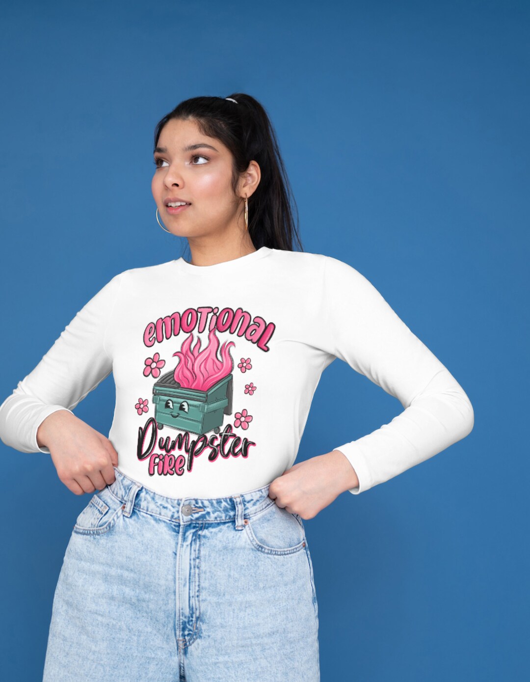 Emotional Dumpster Fire Digital File - Etsy