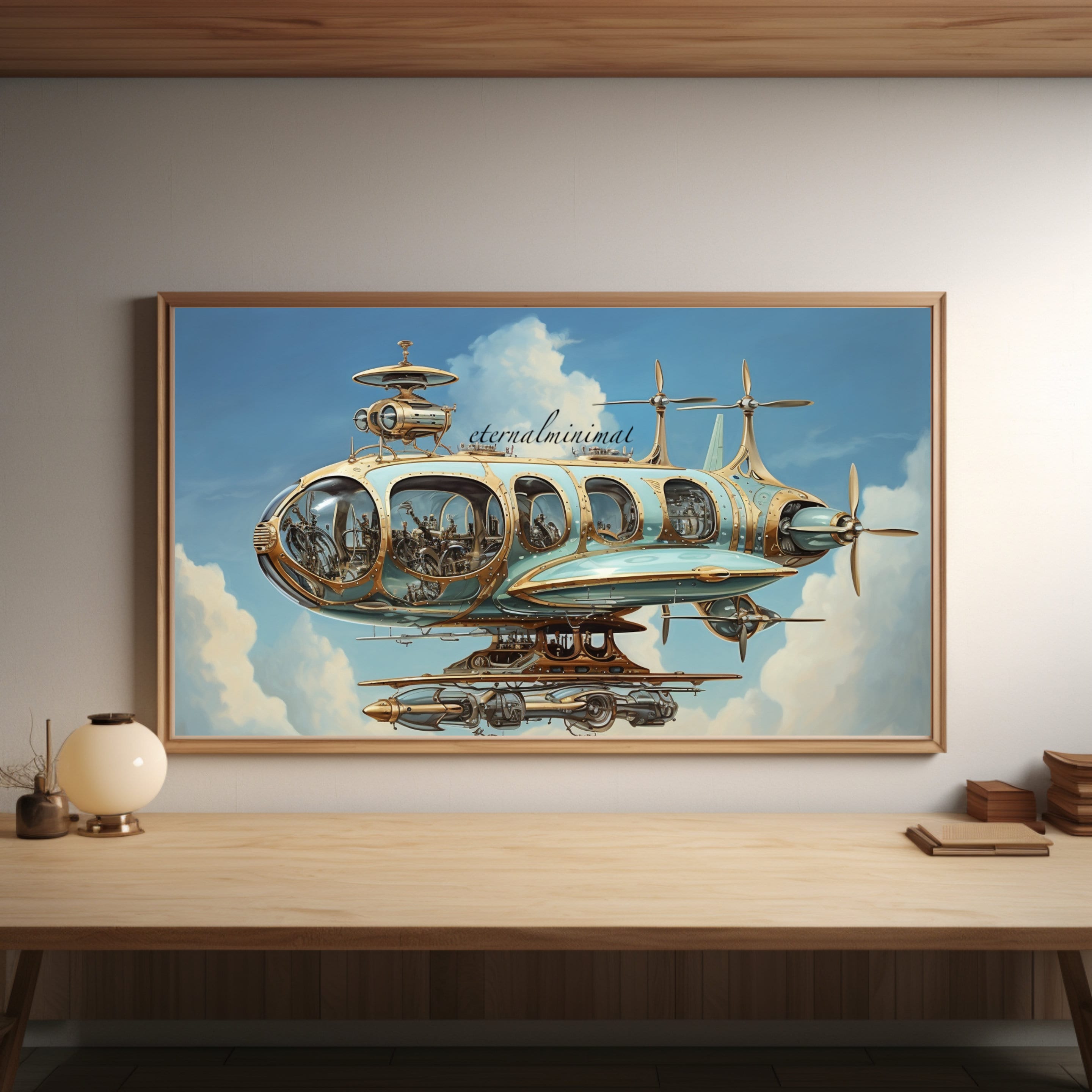 Midjourney Fantasy Machine Wall Art - Imaginative Home Decor - Etsy