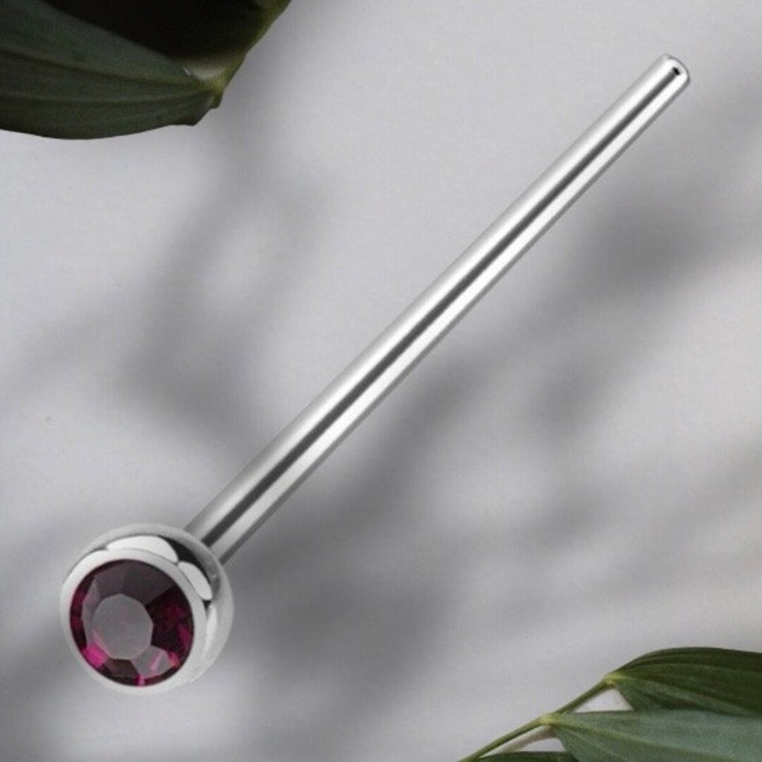 PURPLE Nose Pin 20g or 18g 3/4 Nose Ring Bend and Cut to Length Create ...