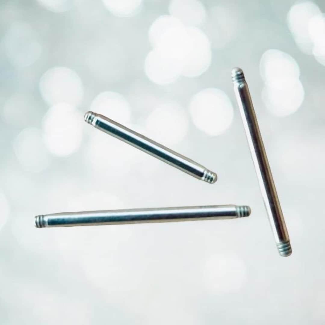 14g Externally Threaded TITANIUM Barbell - 1 or Set of 2 - Body ...
