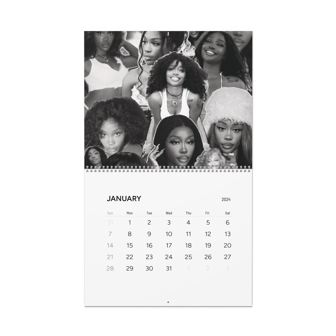 SZA Calendar 2024, Celebrity Calendar, SZA 2024 Wall Calendar, Wall ...
