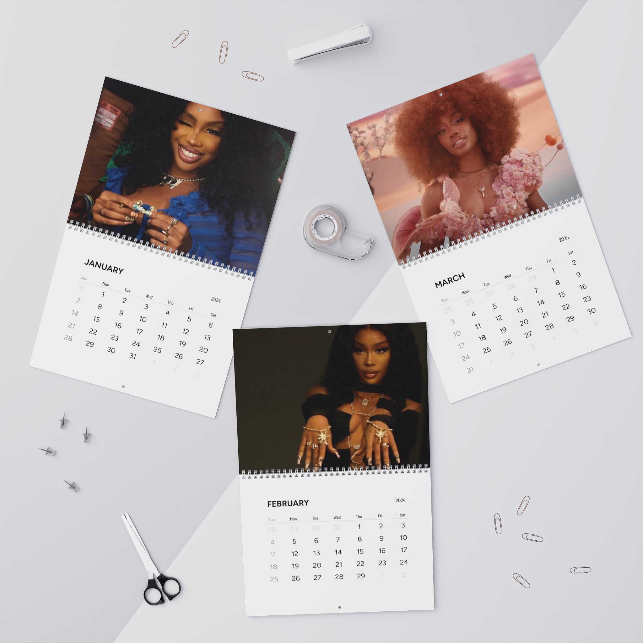 SZA Calendar 2024, Celebrity Calendar, SZA 2024 Wall Calendar, Wall ...