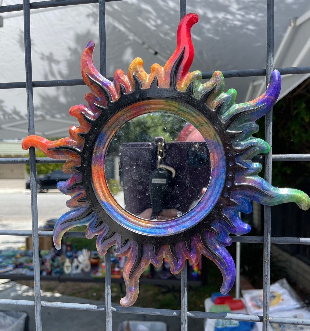 Colorful Sun Mirror Made to Order - Etsy