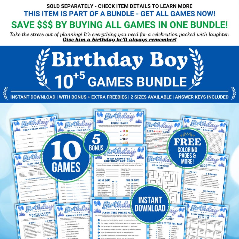 Birthday Selfie Scavenger Hunt, Printable Picture Photo Scavenger Hunt ...