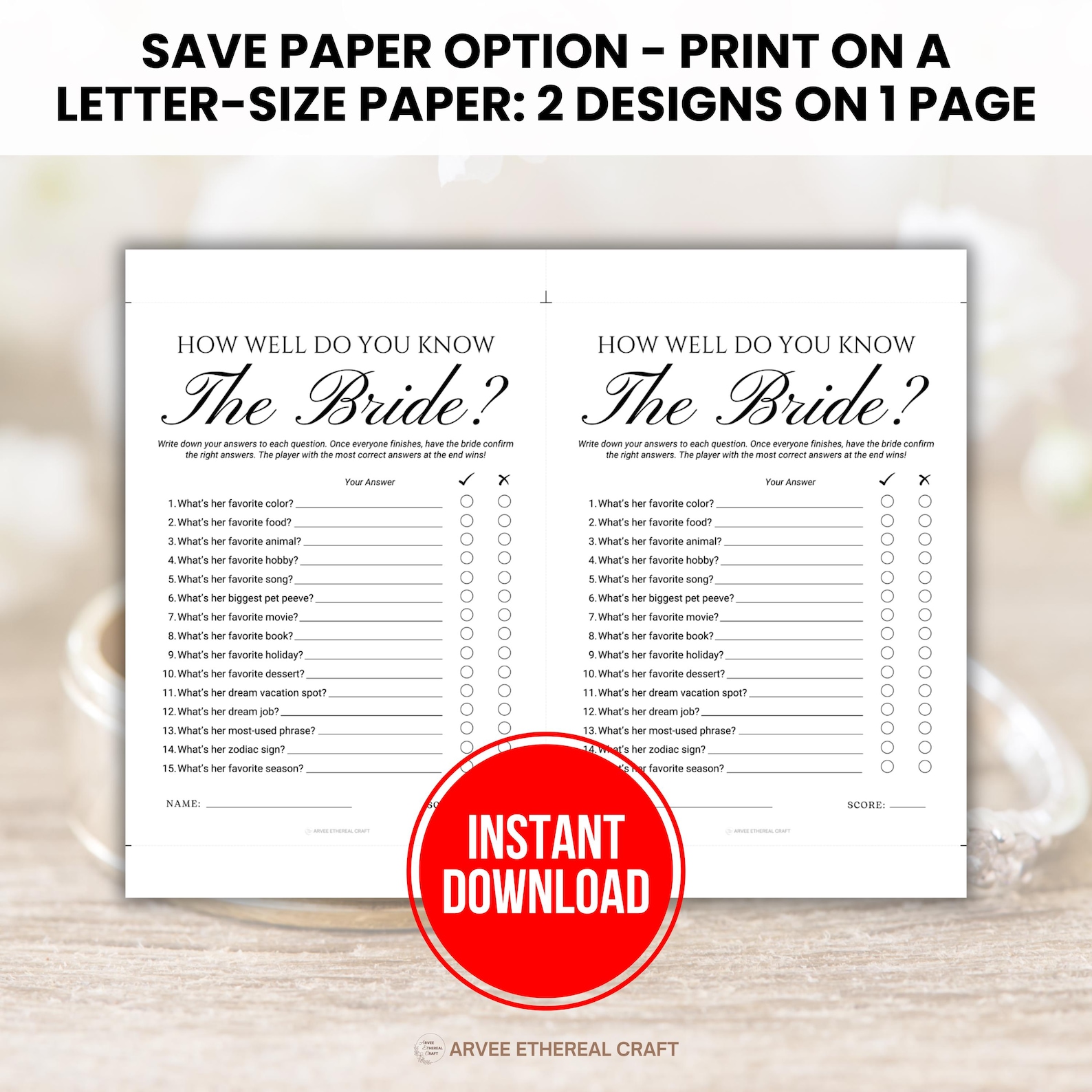 How Well Do You Know the Bride Game, Who Knows the Bride Best ...