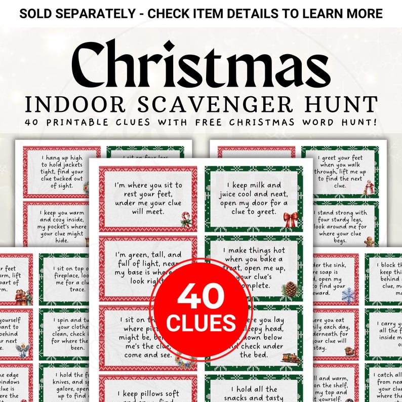 Printable Christmas Pass the Prize Game, Gift Exchange, Pass the Prize ...