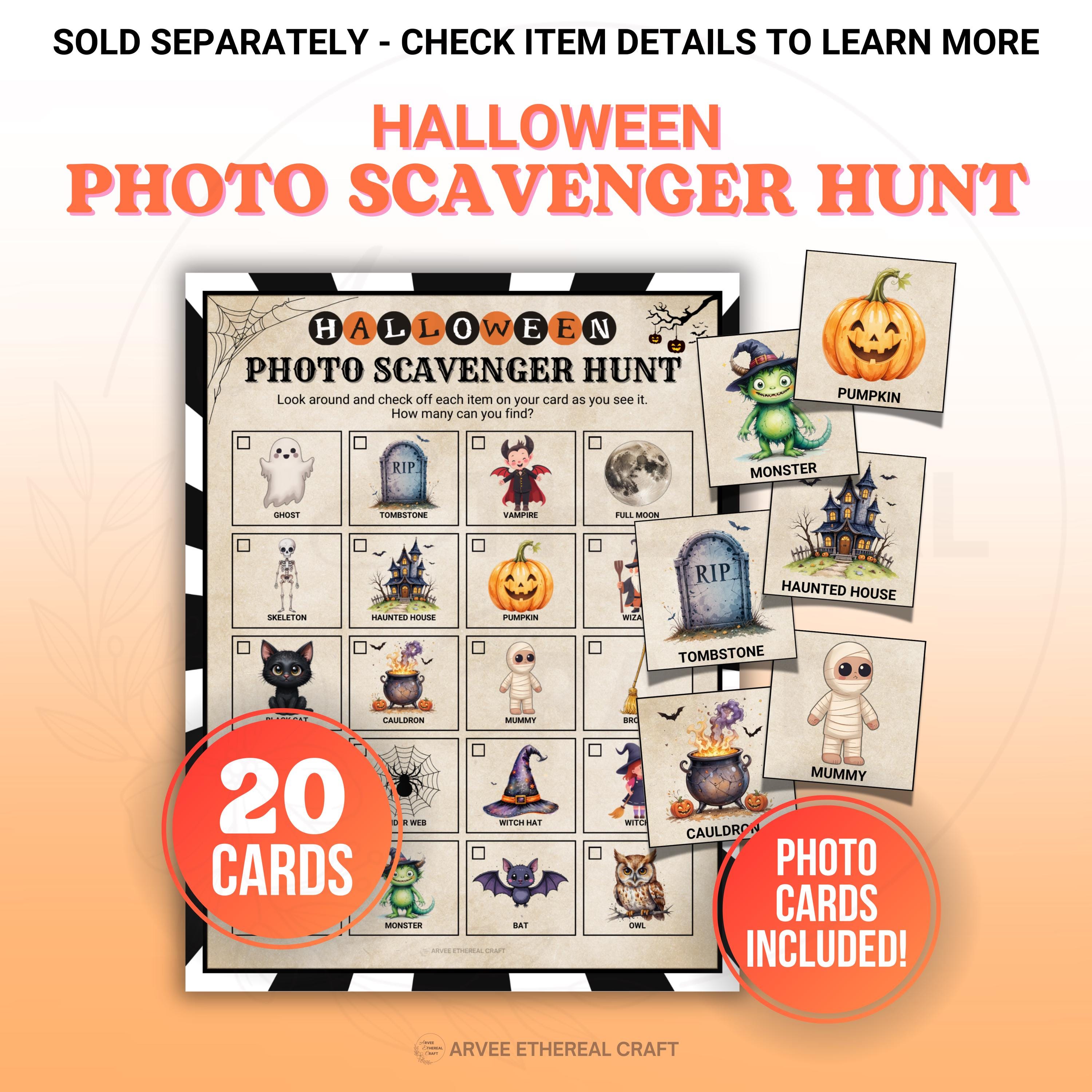 Halloween Rebus Game, Printable Rebus Puzzles, Picture Puzzle Quiz ...