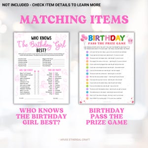 How Well Do You Know the Birthday Girl, Who Knows the Birthday Girl ...