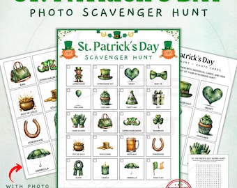 St. Patricks Day Scavenger Hunt for Kids, Indoor Treasure Hunt Clues ...