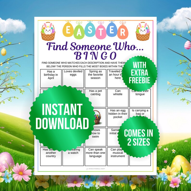 Printable Find Someone Who Bingo Card Game, Find the Guest, Mix and ...