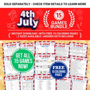 4th of July Photo Scavenger Hunt, Printable Outdoor Indoor Treasure ...