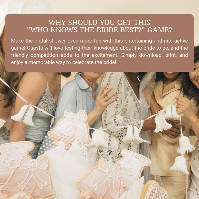 Who Knows the Bride Best, Printable Bridal Shower Games, How Well Do ...