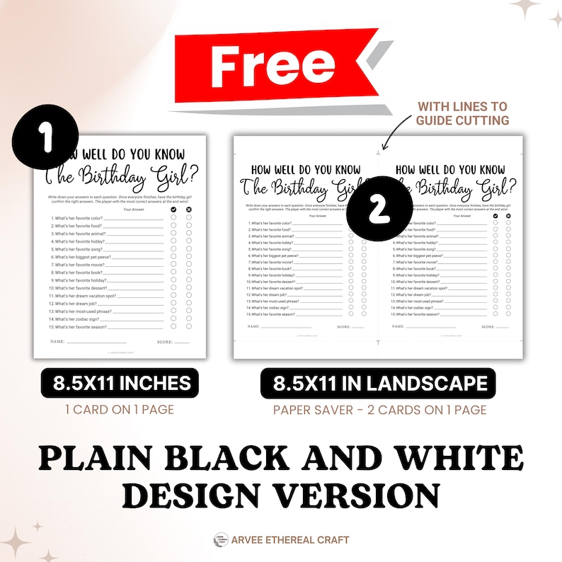 How Well Do You Know the Birthday Girl, Who Knows the Birthday Girl ...