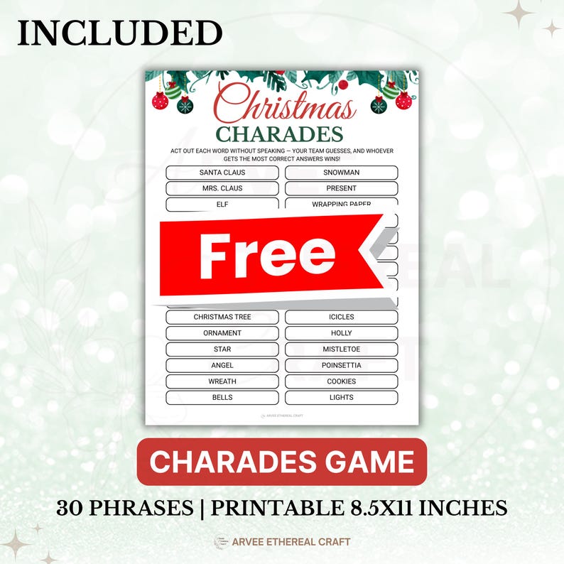 Christmas Left Right Game, Printable Pass the Gift Present Parcel Game ...