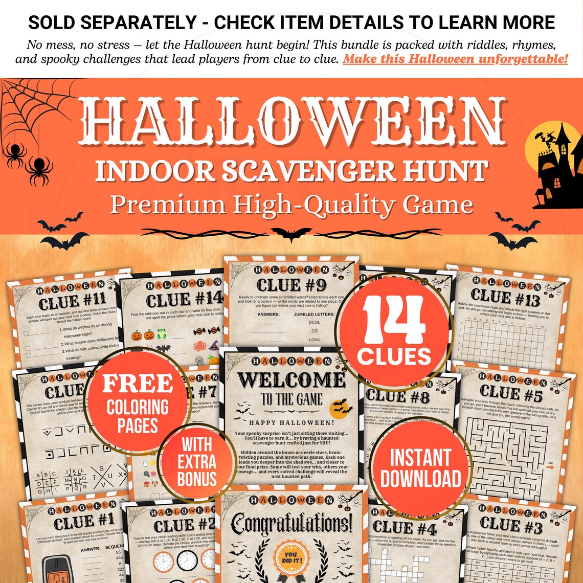 Halloween Rebus Game, Printable Rebus Puzzles, Picture Puzzle Quiz ...