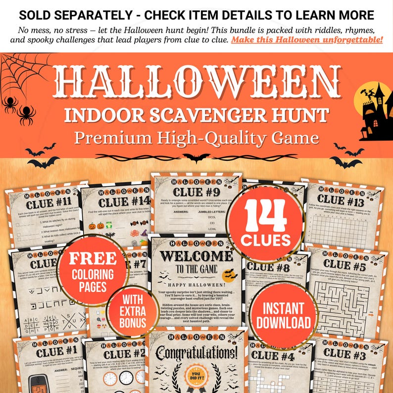 Halloween Rebus Game, Printable Rebus Puzzles, Picture Puzzle Quiz ...