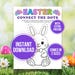 Easter Dot-to-dot / Connect the Dots PDF - 1140 Dots! - Etsy