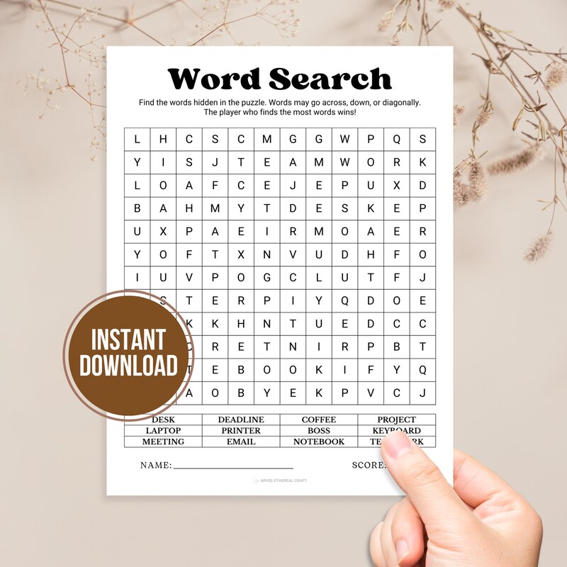 Work Office Puzzle - Etsy