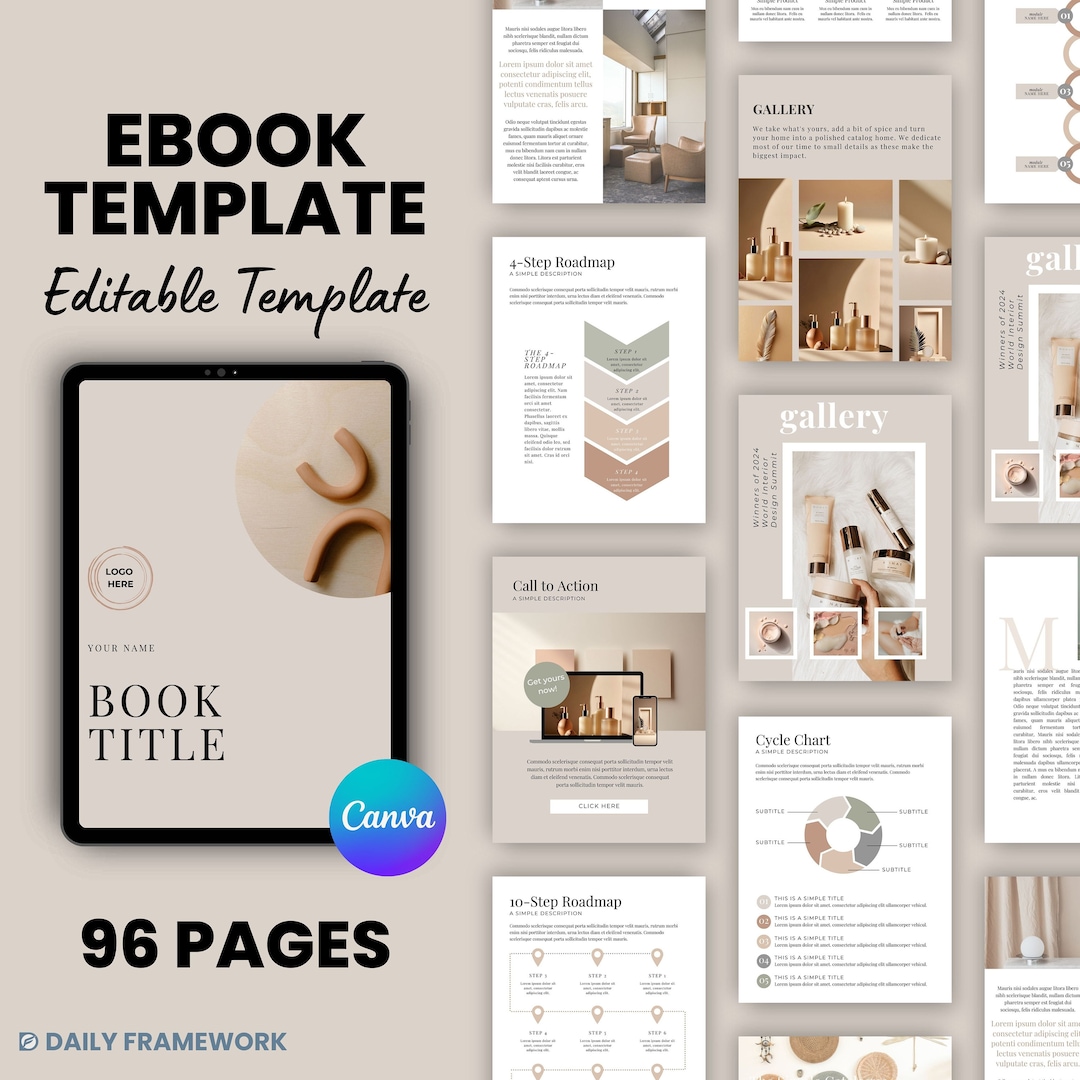 Modelo de e-book editável Canva, modelos de coaching de negócios ...