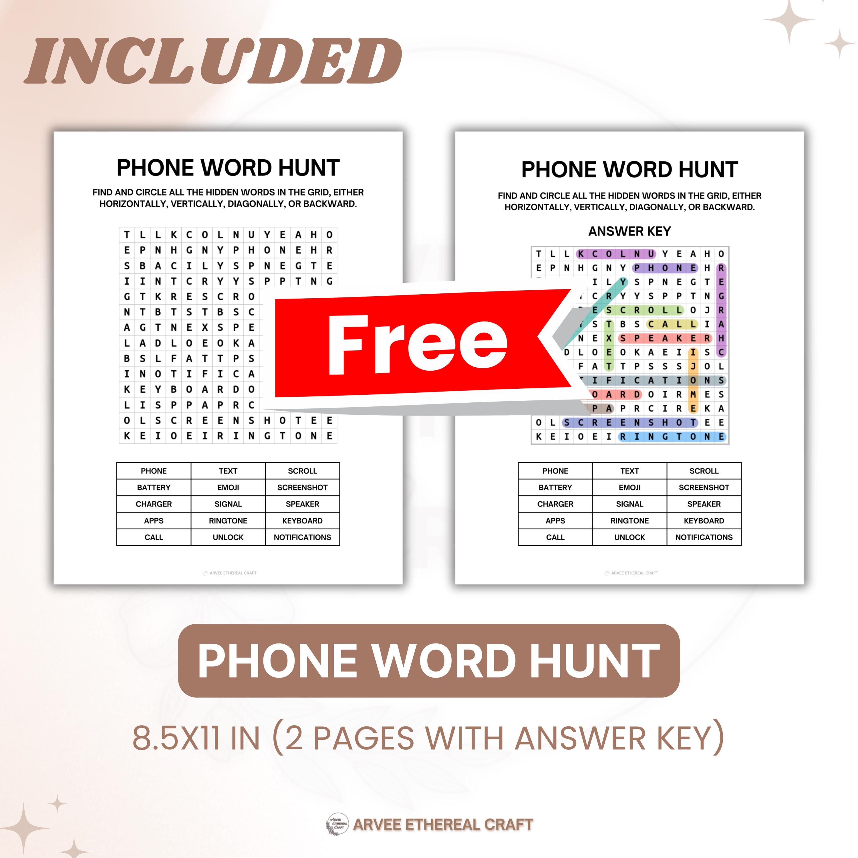 What’s on Your Phone Game, Printable Cell Phone Game, Family Reunion ...
