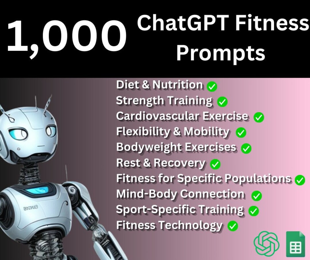 AI Chat GPT Fitness Prompts Chatgpt At-home Workout Guide Custom ...