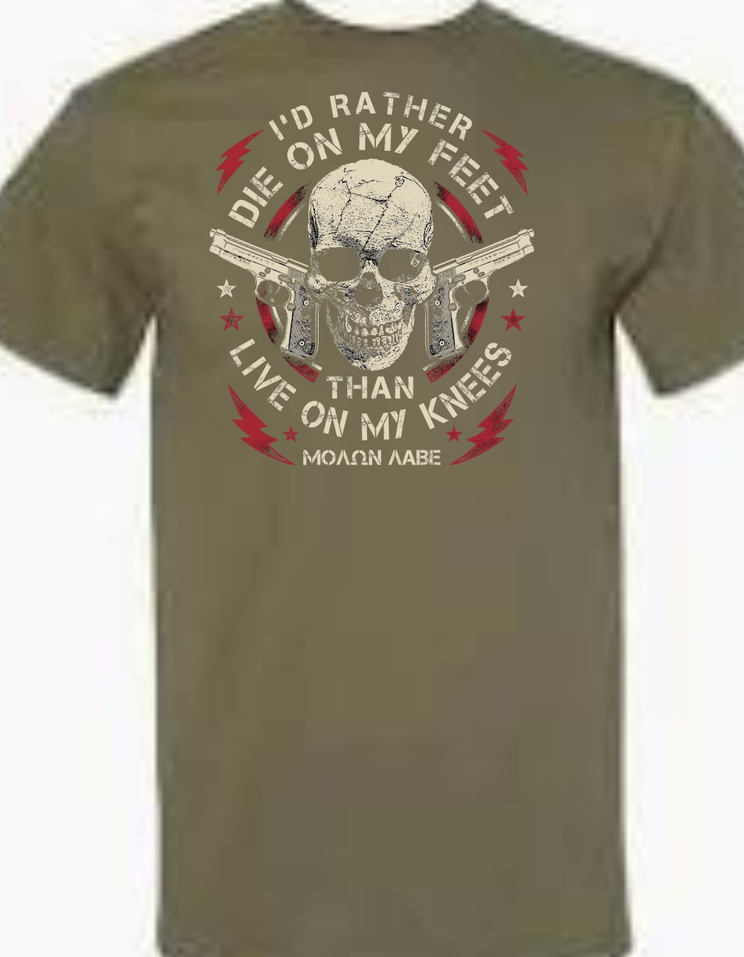 2nd Amendment Id Rather Die on My Feet Then Live on My Knees DTF Png ...