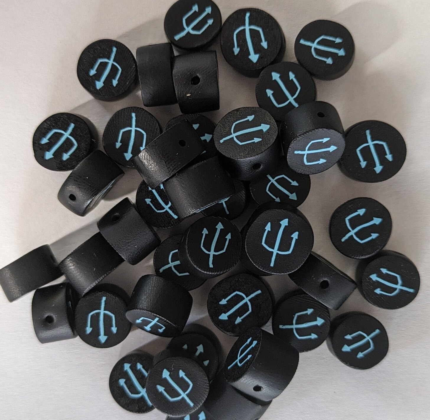 Trident Bead, Percy Jackson Camp Half-blood Necklace - Etsy