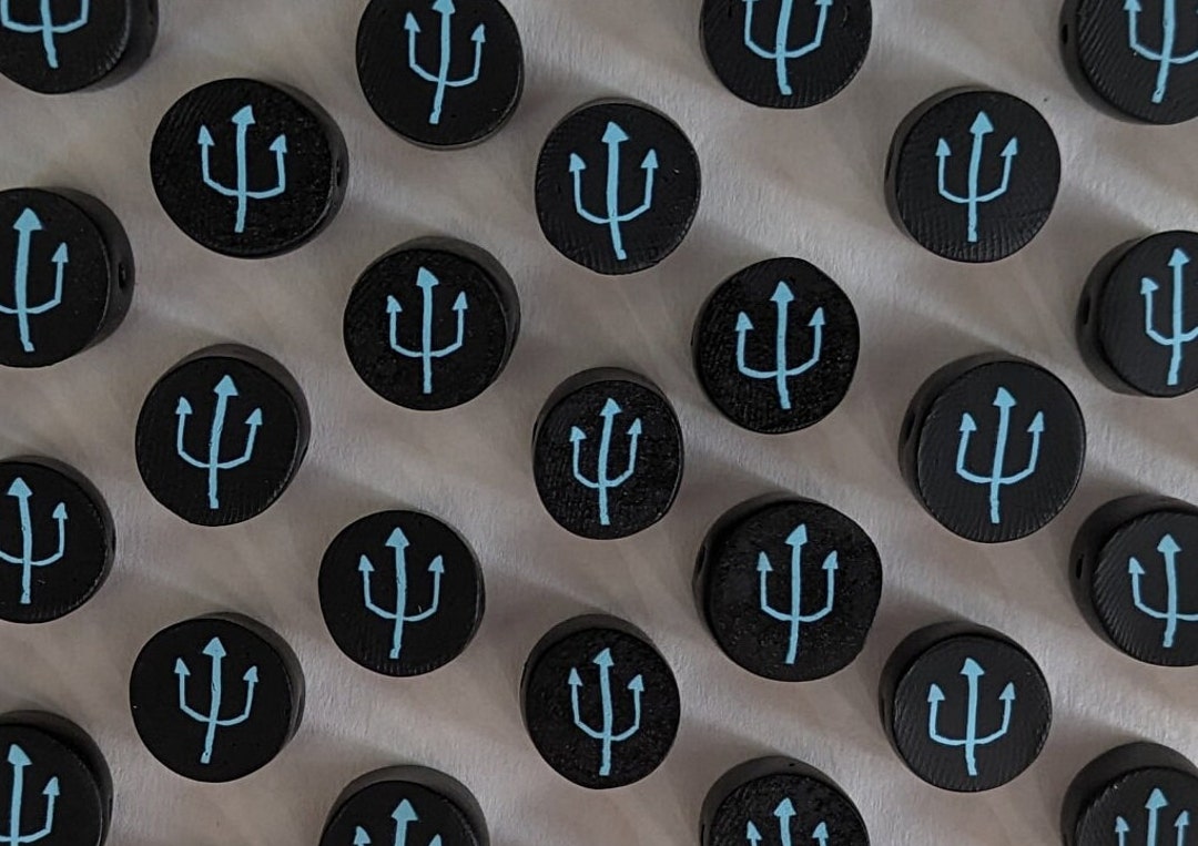 Trident Bead, Percy Jackson Camp Half-blood Necklace - Etsy