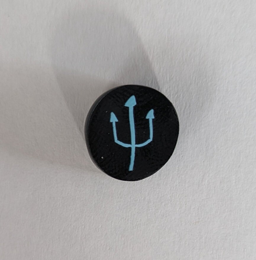 Trident Bead, Percy Jackson Camp Half-blood Necklace - Etsy