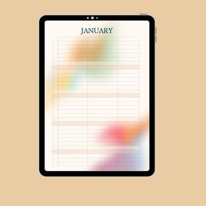 Monthly Planner DIN A4 | Digital DOWNLOAD | Monthly Planer Calendar ...