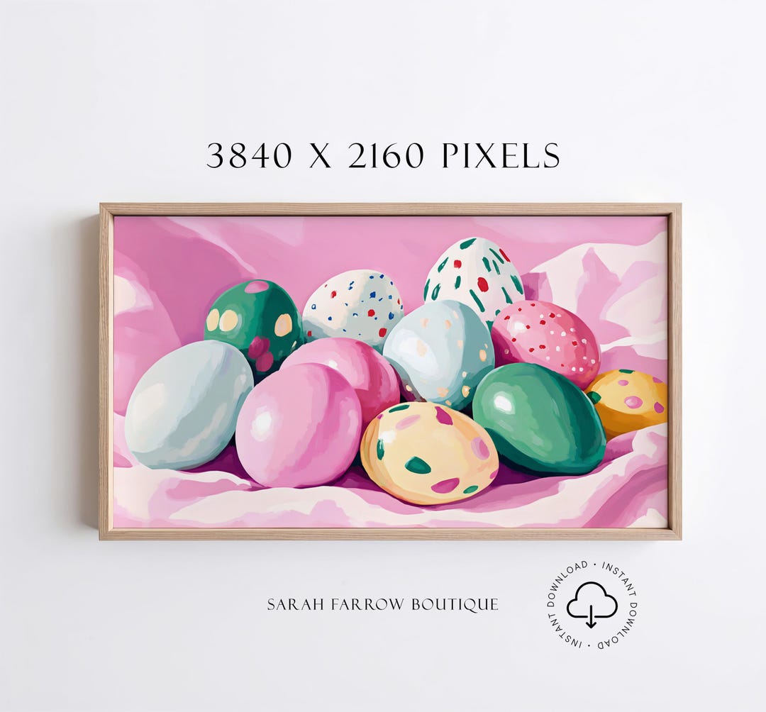 Easter Eggs TV Art 4K Artful Tv Display Download Digital Easter Artwork ...