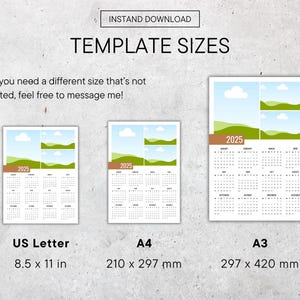 Custom Photo Collage 2025 Calendar Personalized Family Picture Wall ...