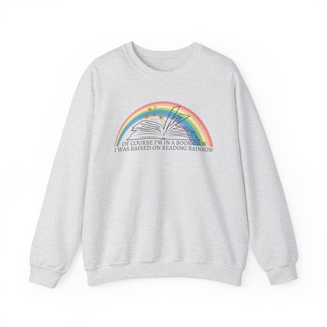 Reading Rainbow/book Club Sweatshirt - Etsy