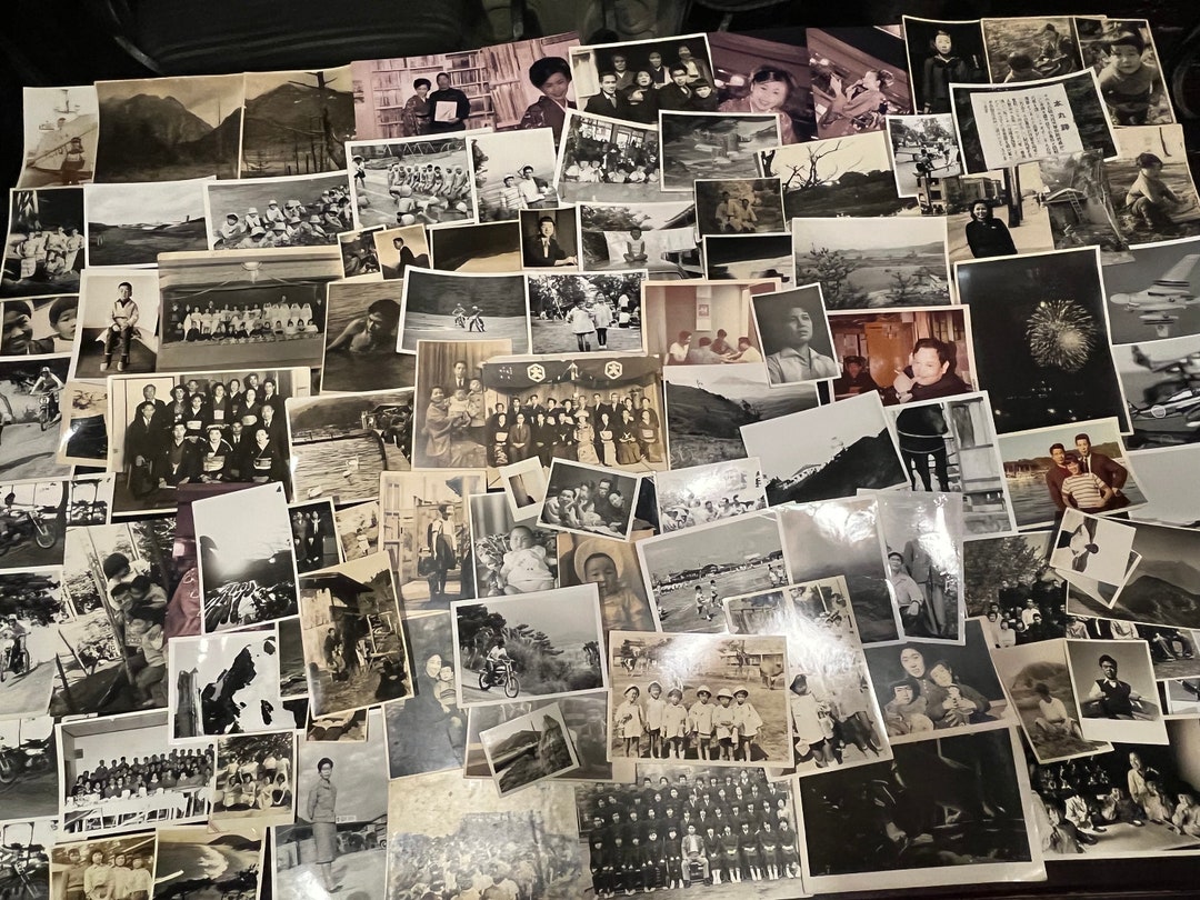 100 Vintage Photographs, Assorted Black and White Photograph Collection ...