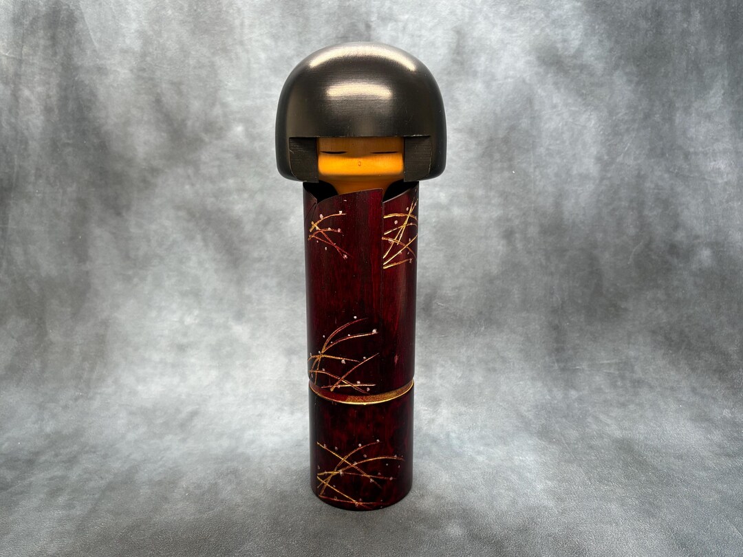 Sekiguchi Toa Kokeshi Doll, Vintage Wooden Sosaku Kokeshi, Hand Made ...
