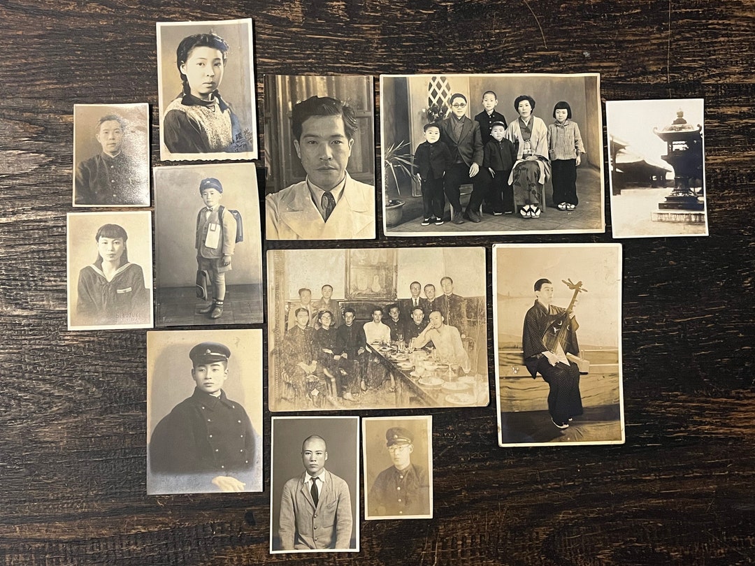 Collection of Antique Photographs, 12 Antique Japanese Photographs ...