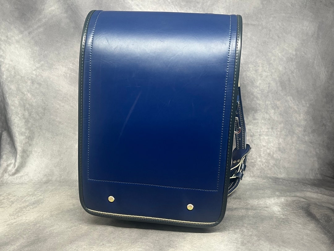Randoseru Backpack, Blue Japanese Tight Stitch Randoseru Bag, Blue ...