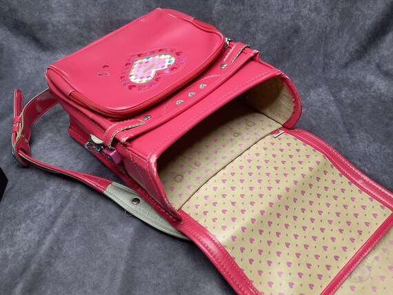 Randoseru Backpack, Pink Japanese Tight Stitch Randos… - Gem