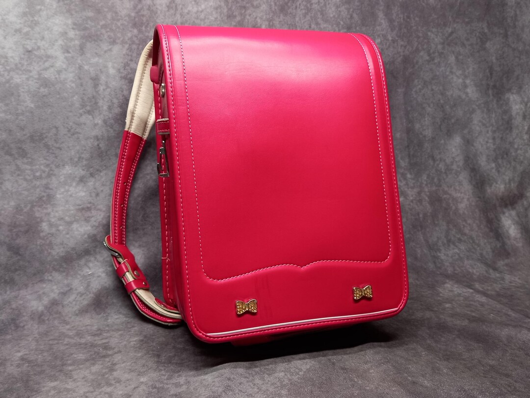 Randoseru Backpack, Bright Pink Pack, Japanese Tight Stitch Randoseru ...