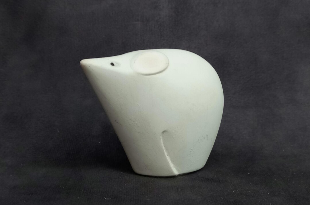 Vintage Porcelain White Mouse, Hand Made Japanese Porcelain Mouse - Etsy