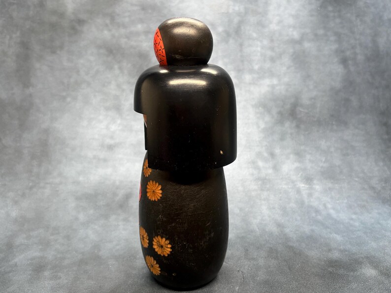 Hajime Miyashita Creative Kokeshi Doll, Vintage Wooden Sosaku Kokeshi ...